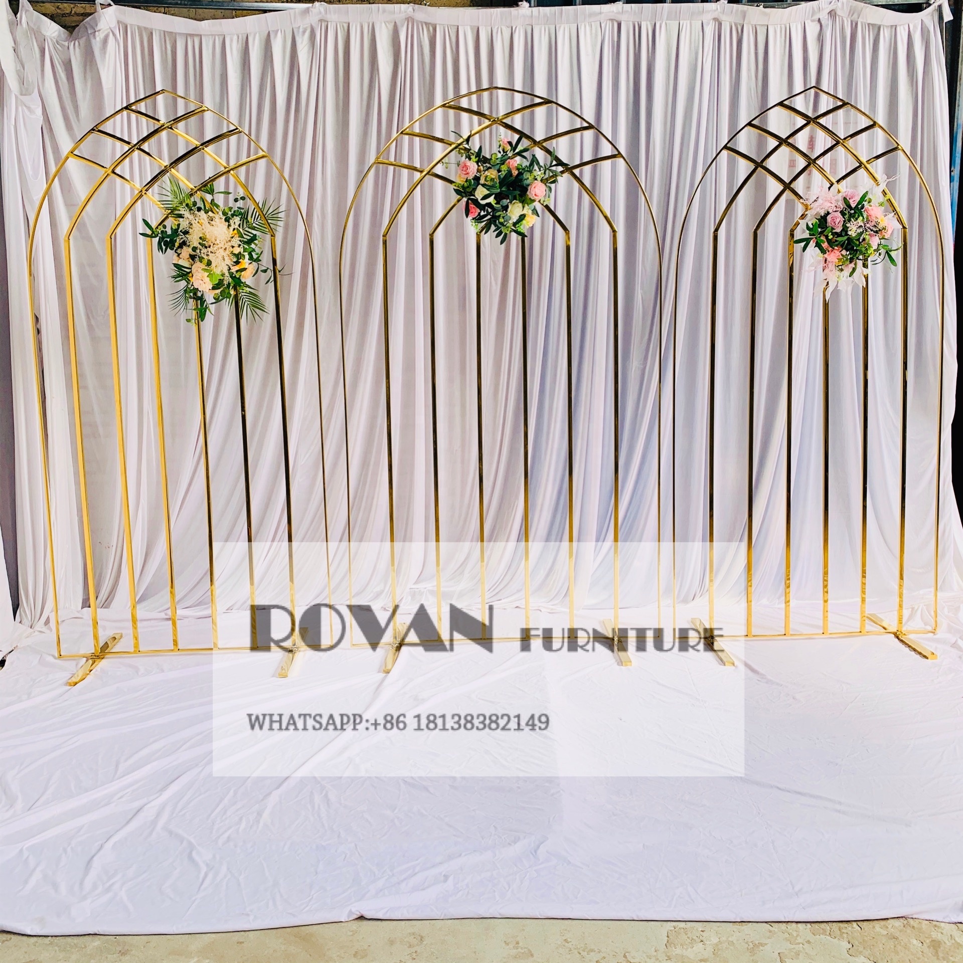 High quality stage 3 panel stand backdrop decoration wall Popular ...