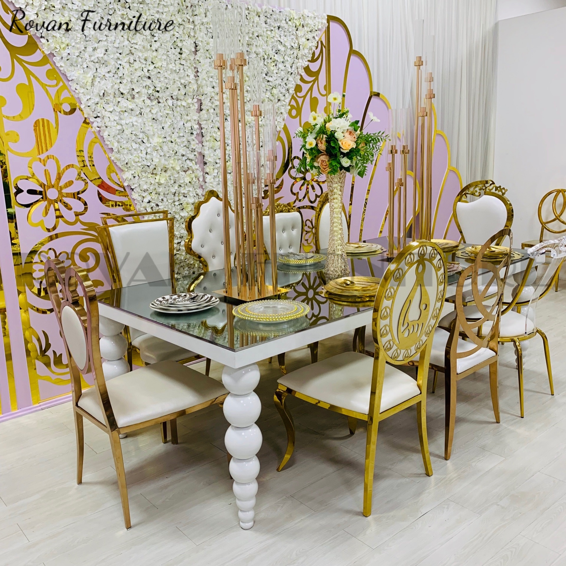 Best design banquet event party supplies metal wedding table with ...