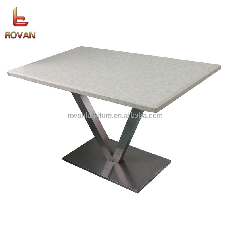 KFC Mcdonald's Fast Food Restaurant Luxury Dining Table And Chairs Set